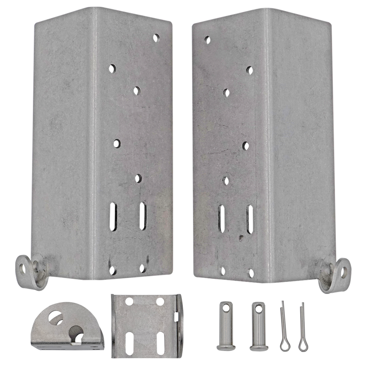 Stainless Steel Bottom Bracket, 3" Door, 2/3" Track